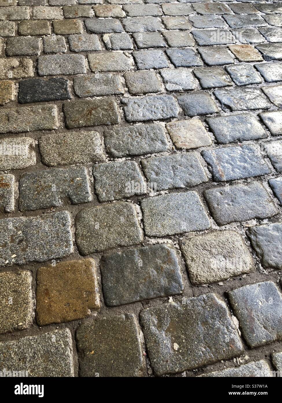 Cobblestone bricks hi-res stock photography and images - Alamy