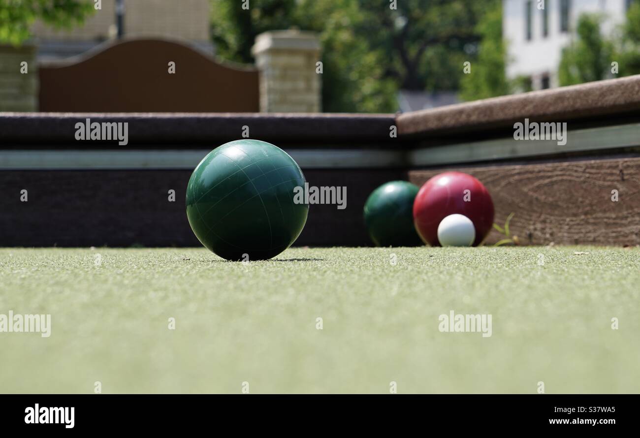 Bocce hi-res stock photography and images - Alamy