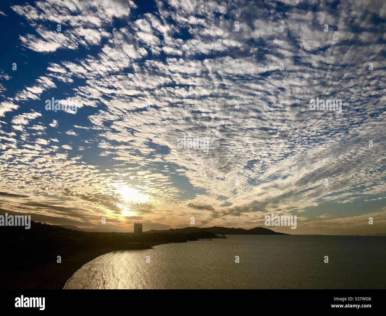 Mackerel sky clouds hi-res stock photography and images - Alamy