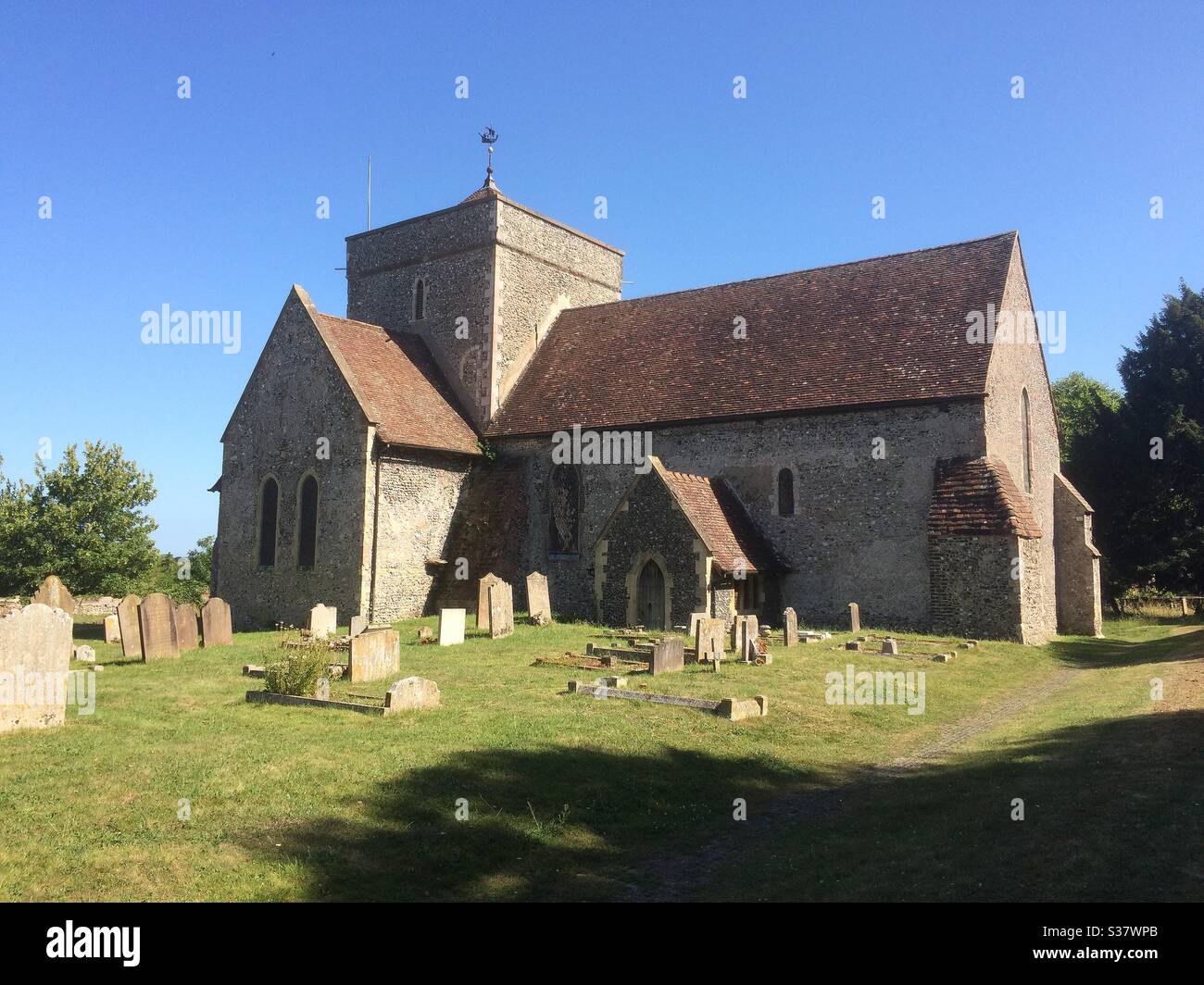 St Augustine’s Church, Northbourne, Kent Stock Photo - Alamy