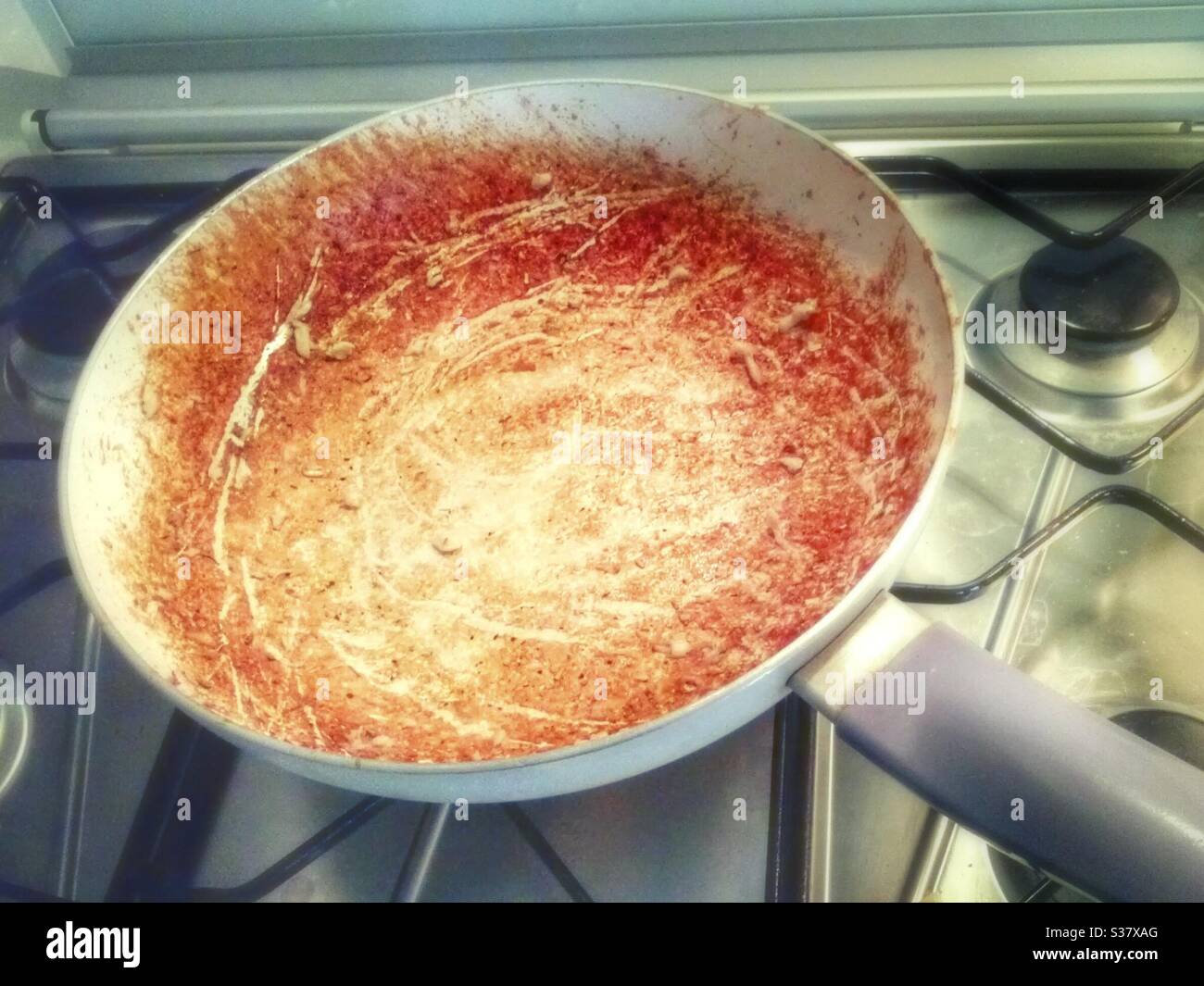 Dirty cooking pot hi-res stock photography and images - Alamy