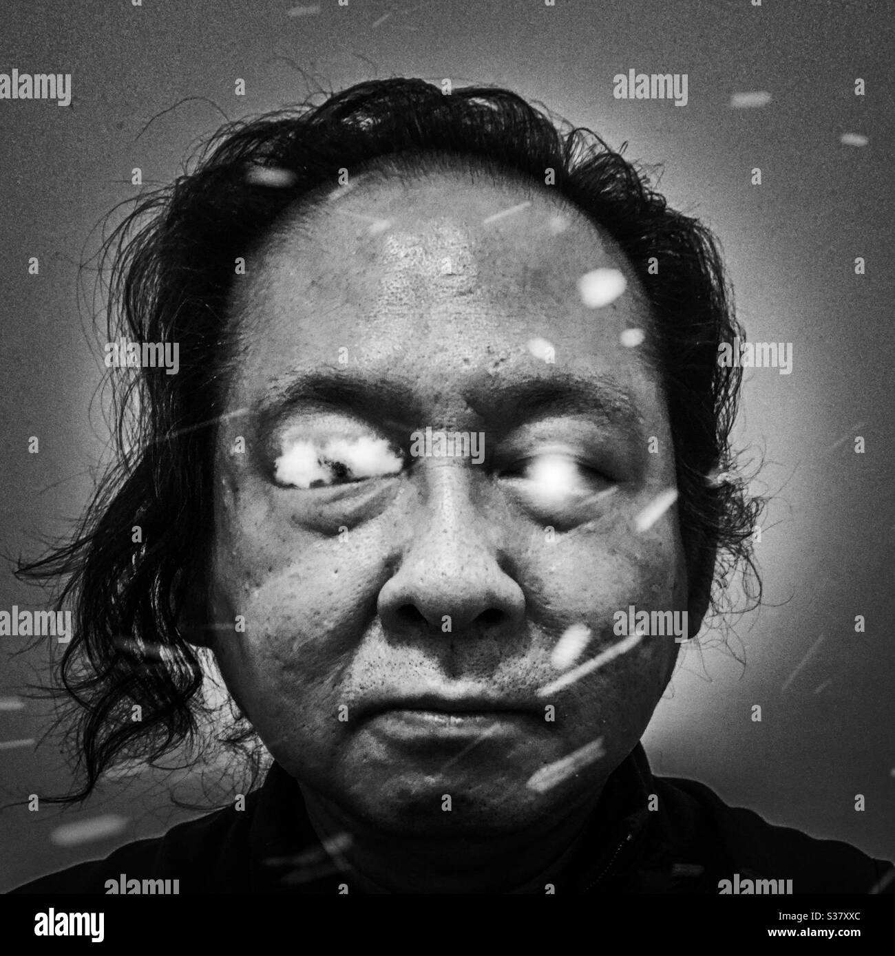 Self- portraits in black and white Stock Photo - Alamy