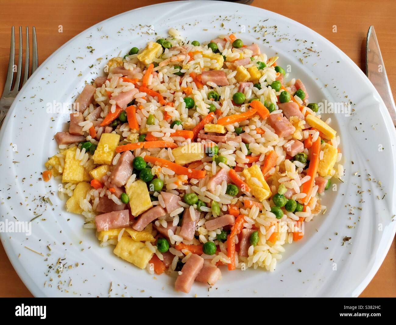 Rice three delights hi-res stock photography and images - Alamy