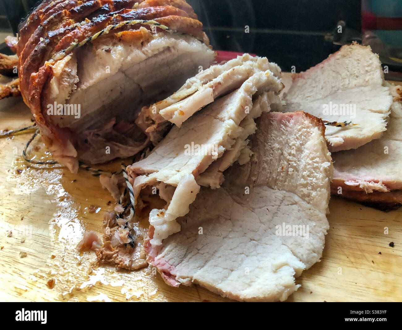 Sliced pork joint hi-res stock photography and images - Alamy