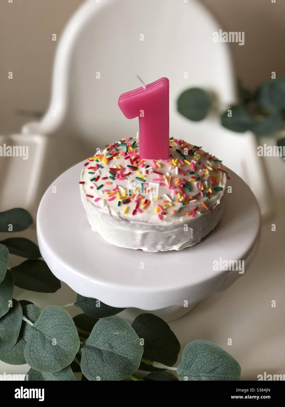 One birthday cake hi-res stock photography and images - Alamy