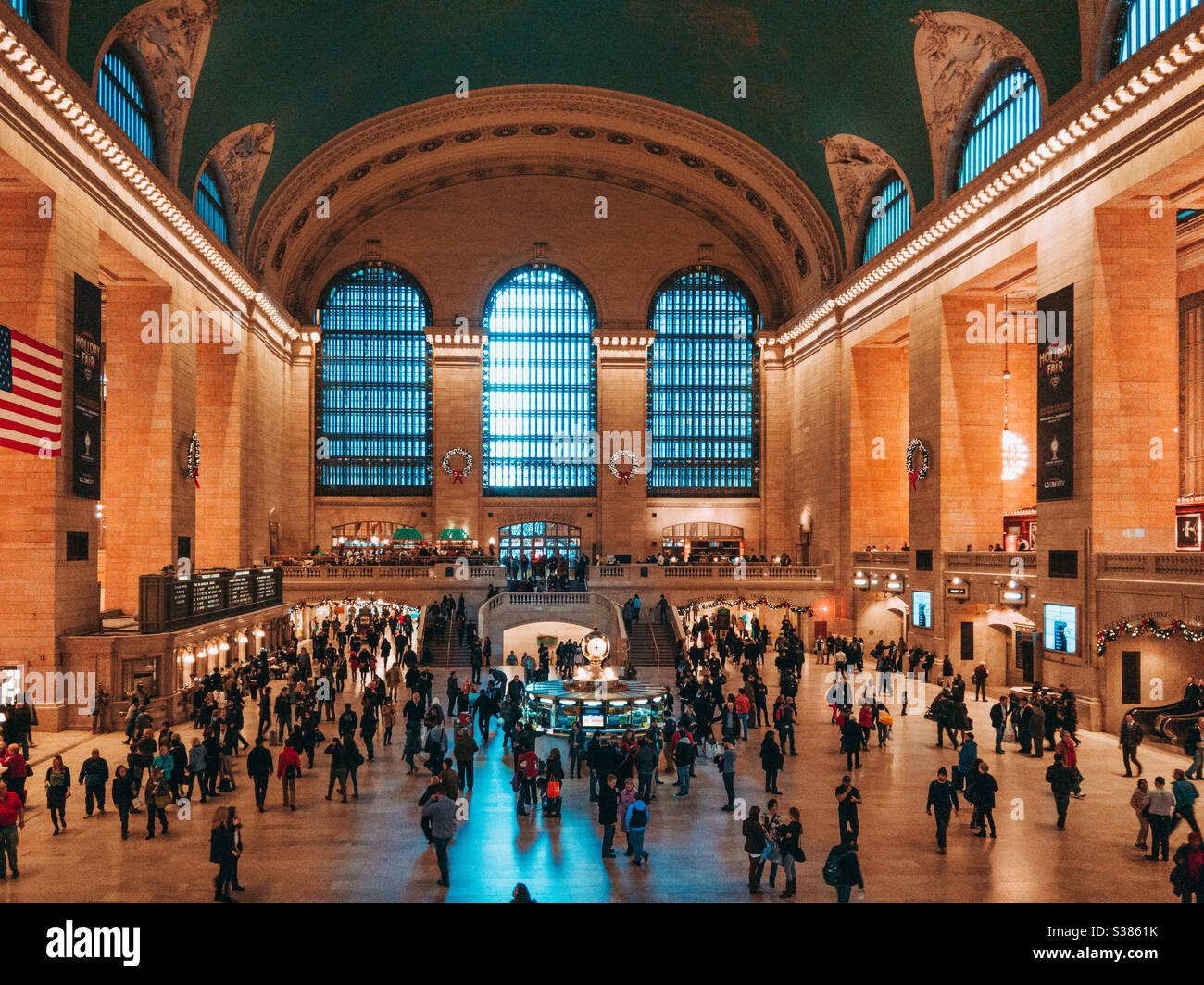 Main concourse at Grand Central Station in New York City Stock Photo ...