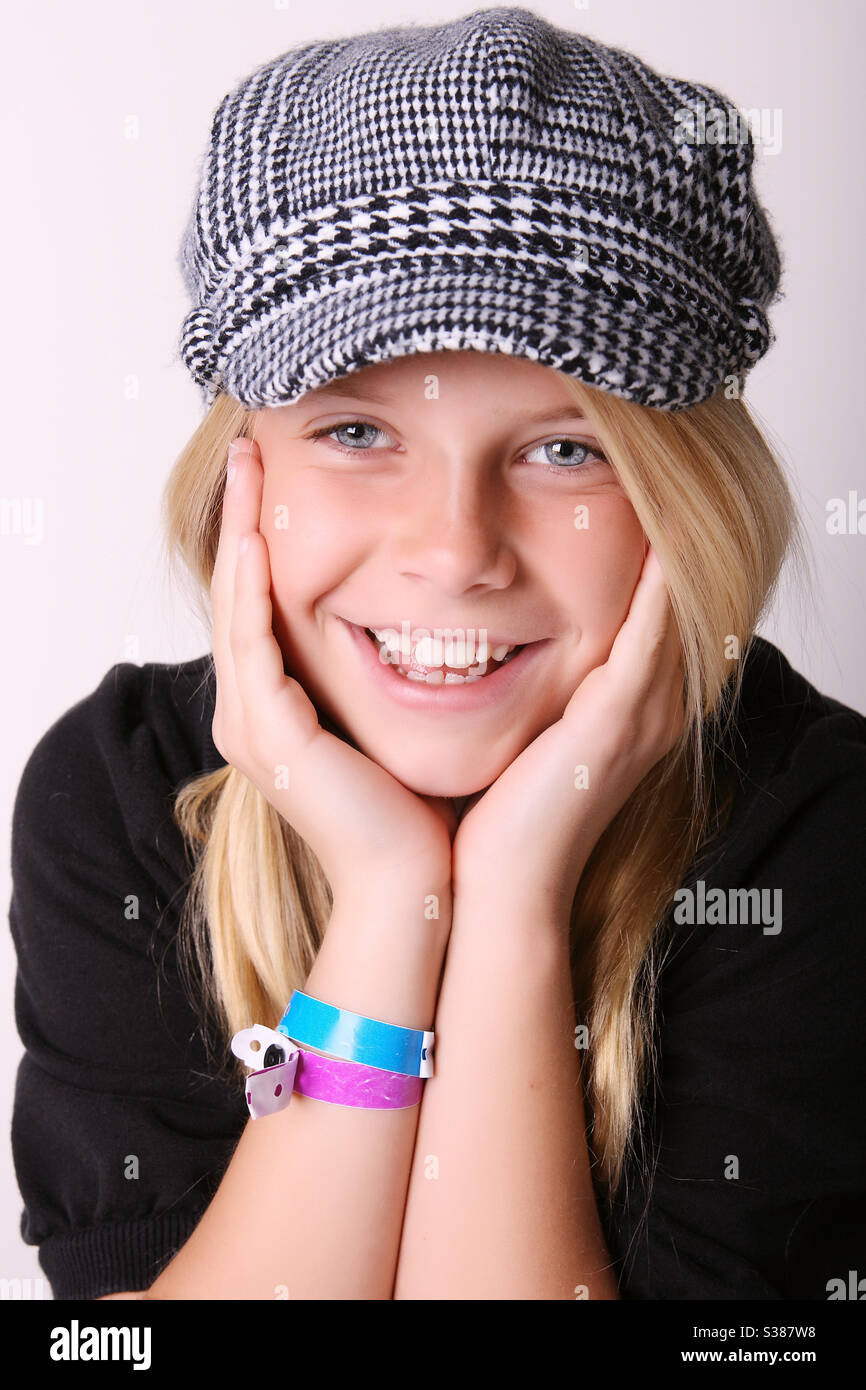 Cute hat hi-res stock photography and images - Alamy