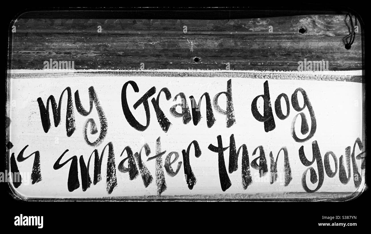 Pup sign hi-res stock photography and images - Alamy