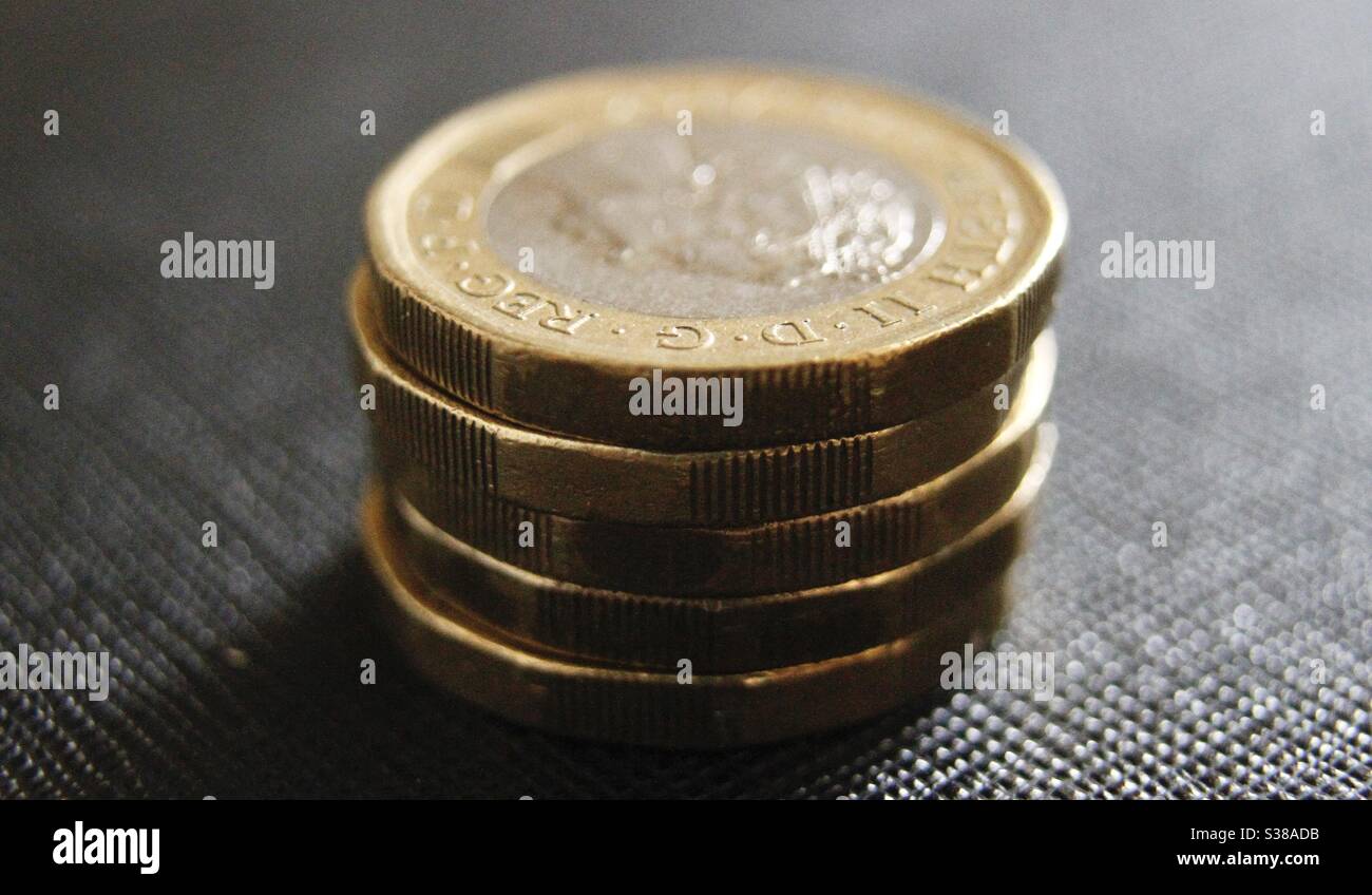 Macro photography- coins Stock Photo - Alamy