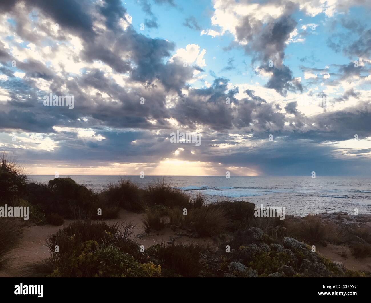 Sunset at the beach at Robe, South Australia Stock Photo - Alamy