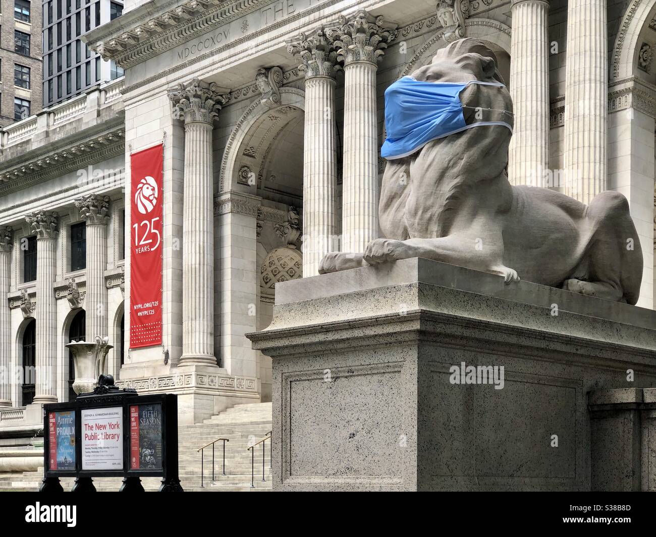 New York Public Library Lions High Resolution Stock Photography and ...