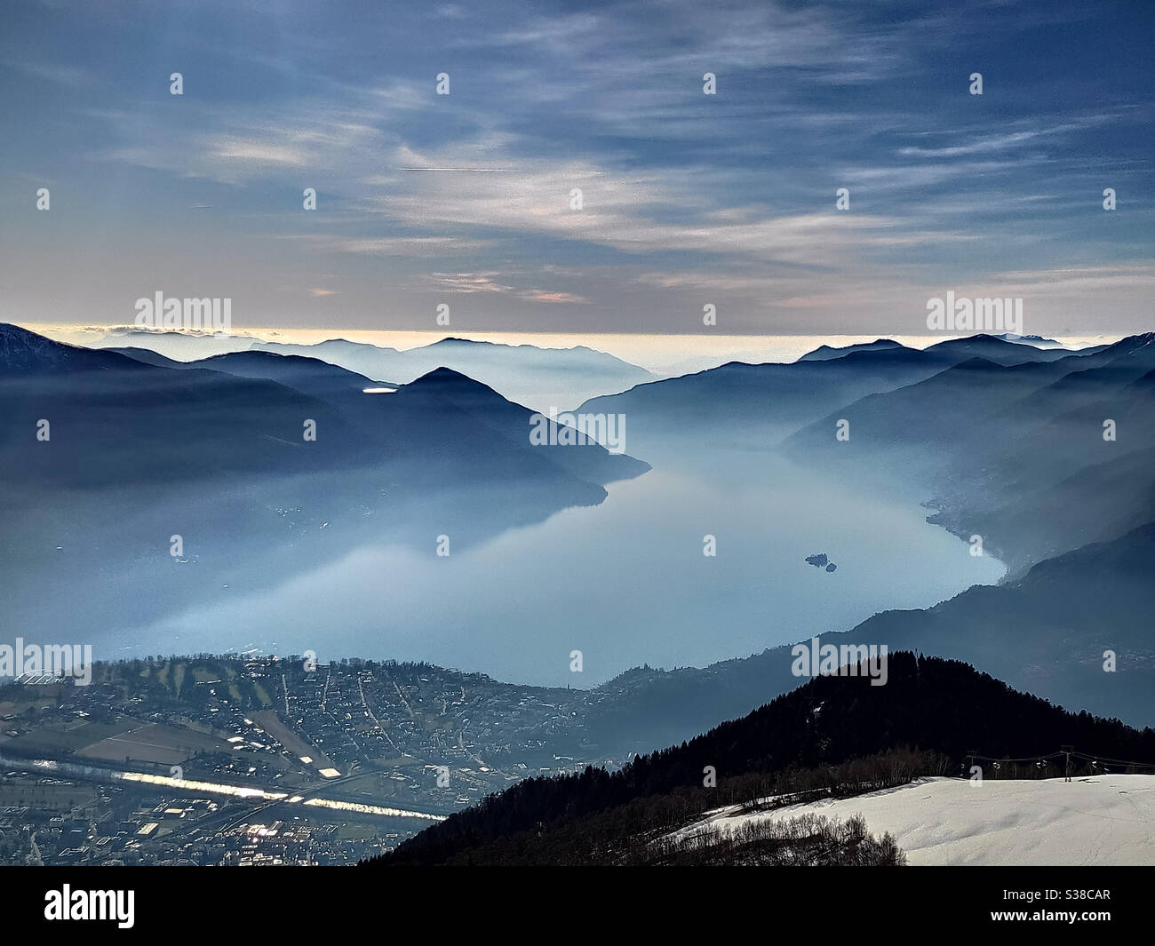 Cardada cimetta mountain hi-res stock photography and images - Alamy