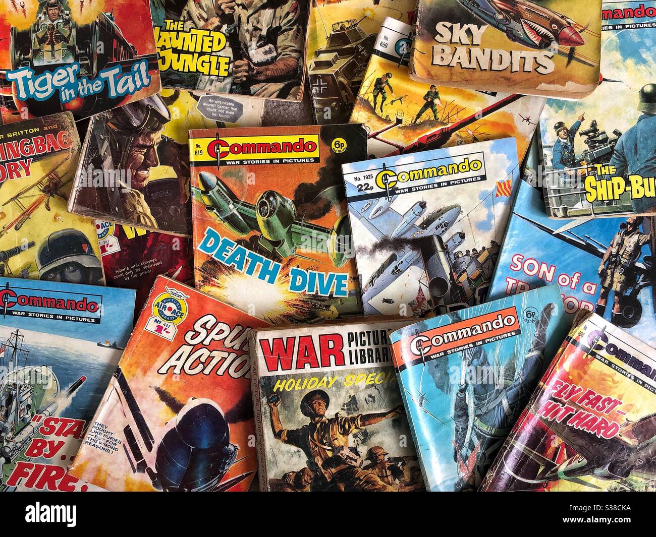 War comics from the 1960 Stock Photo - Alamy