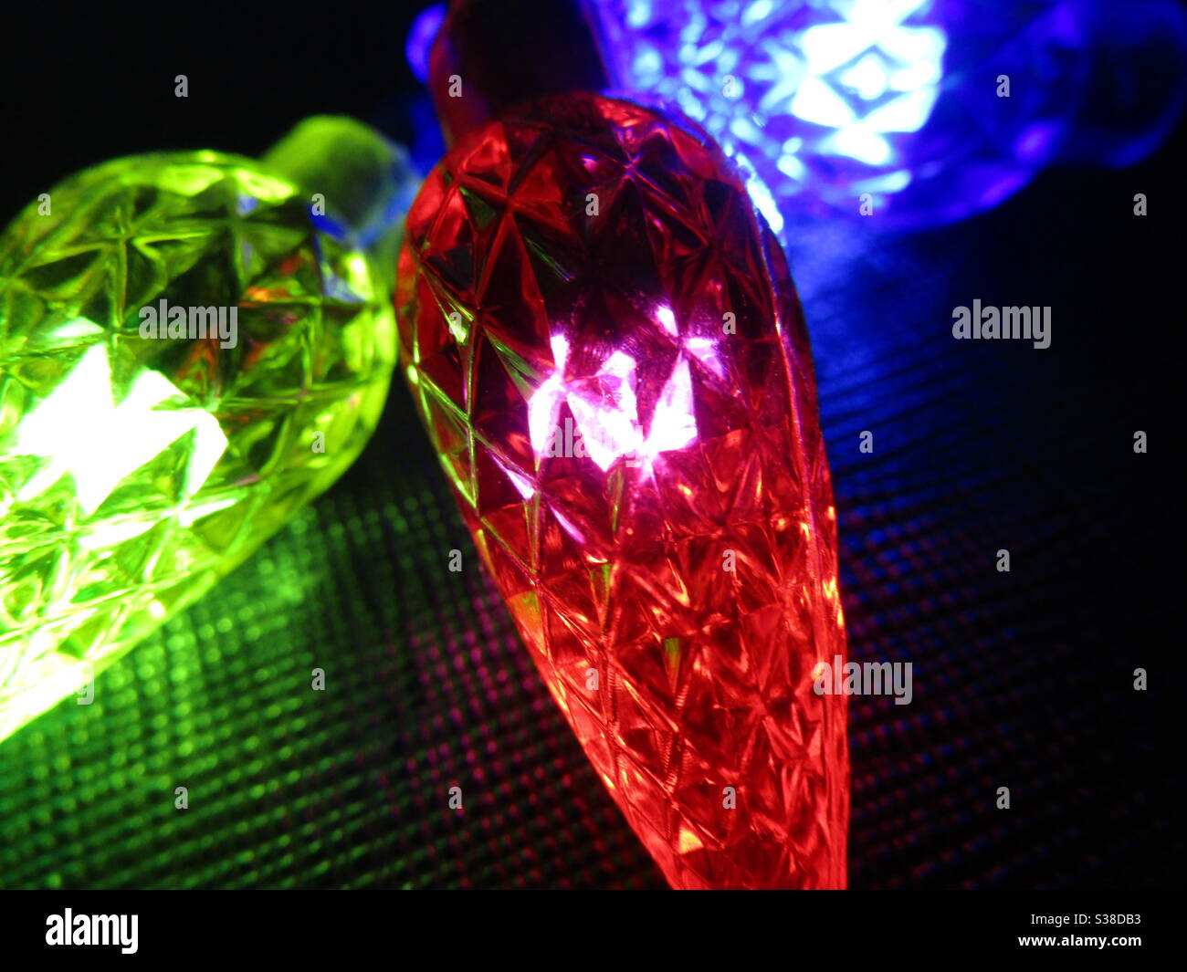 Macro Photography - Christmas Lights Stock Photo - Alamy