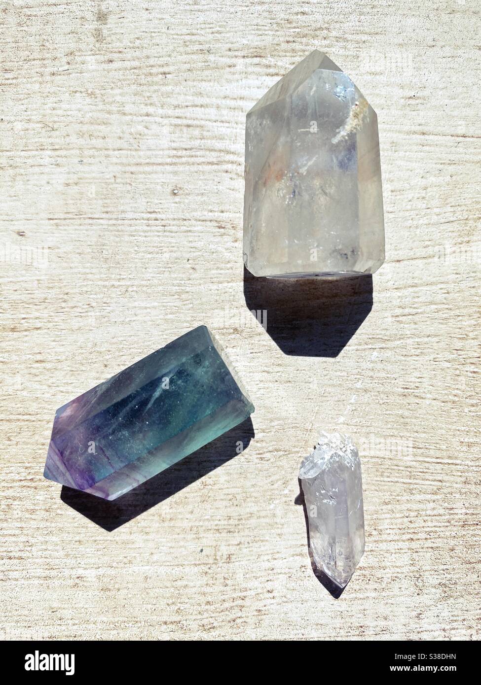 Three crystals hi-res stock photography and images - Alamy