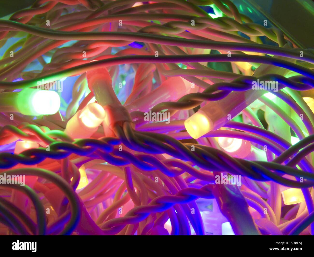 Macro Photography - Christmas Lights Stock Photo - Alamy