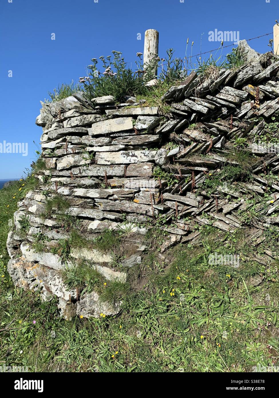 Drystone wall cornwall hi-res stock photography and images - Alamy