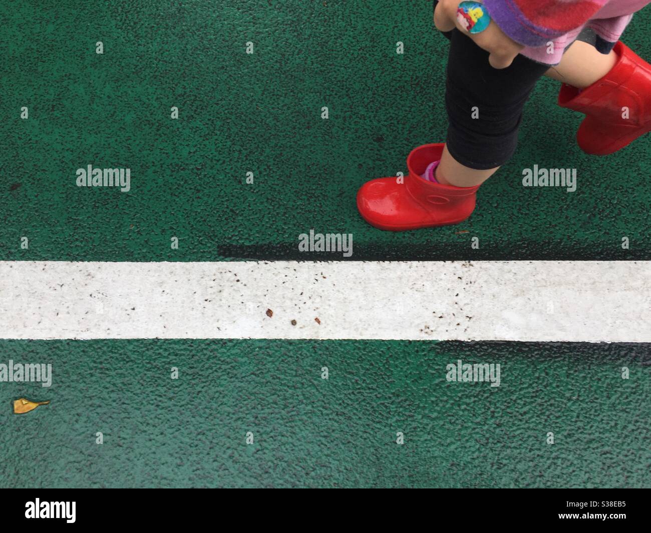 Red walking boots hi-res stock photography and images - Alamy