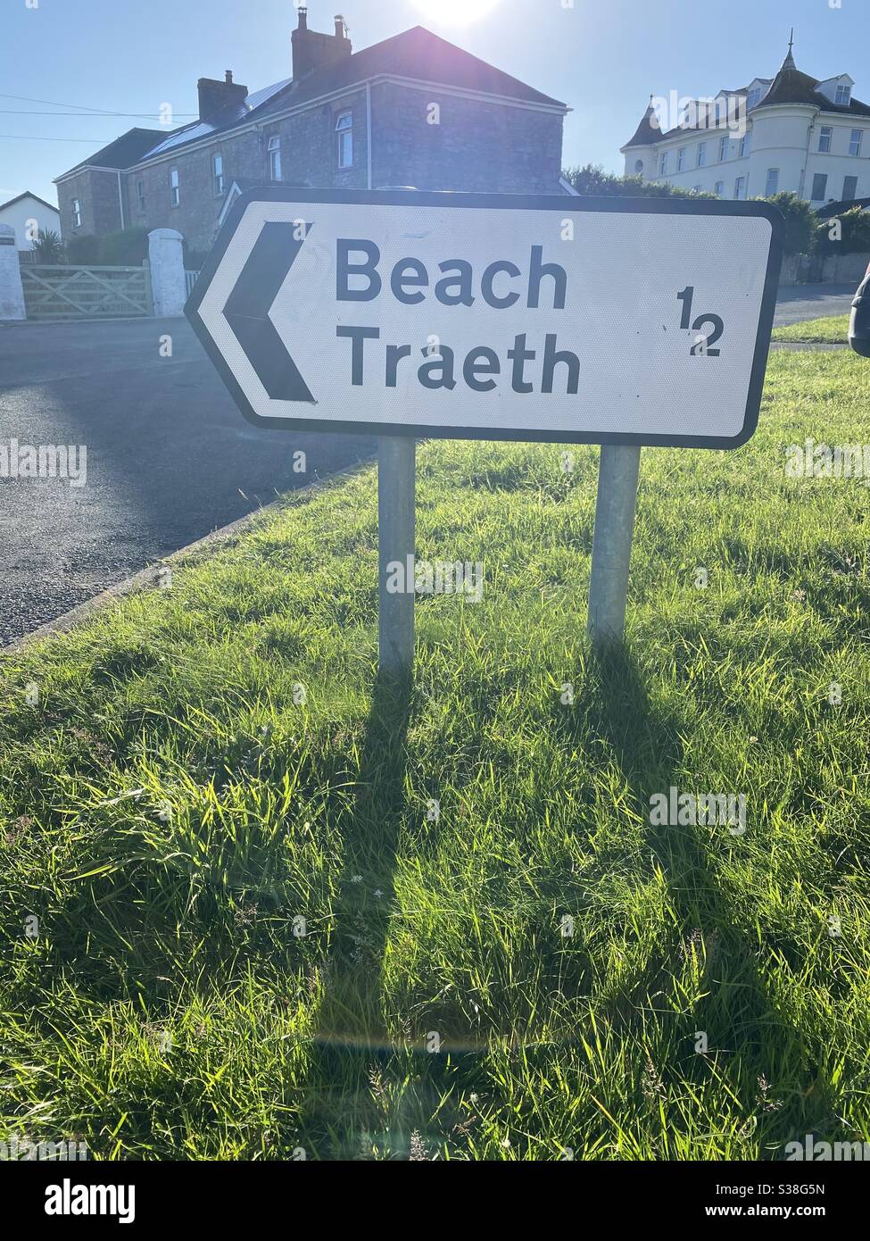 Welsh sign hi-res stock photography and images - Alamy