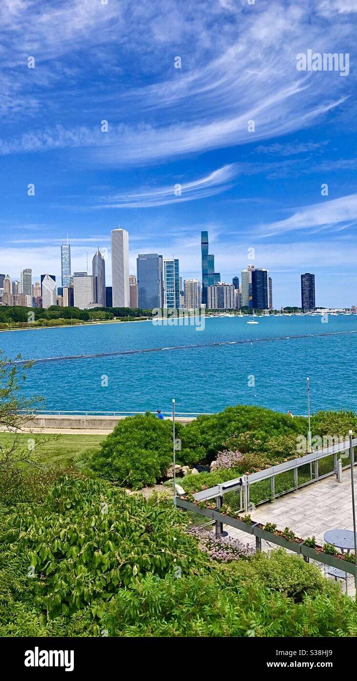 Chicago city line Stock Photo - Alamy