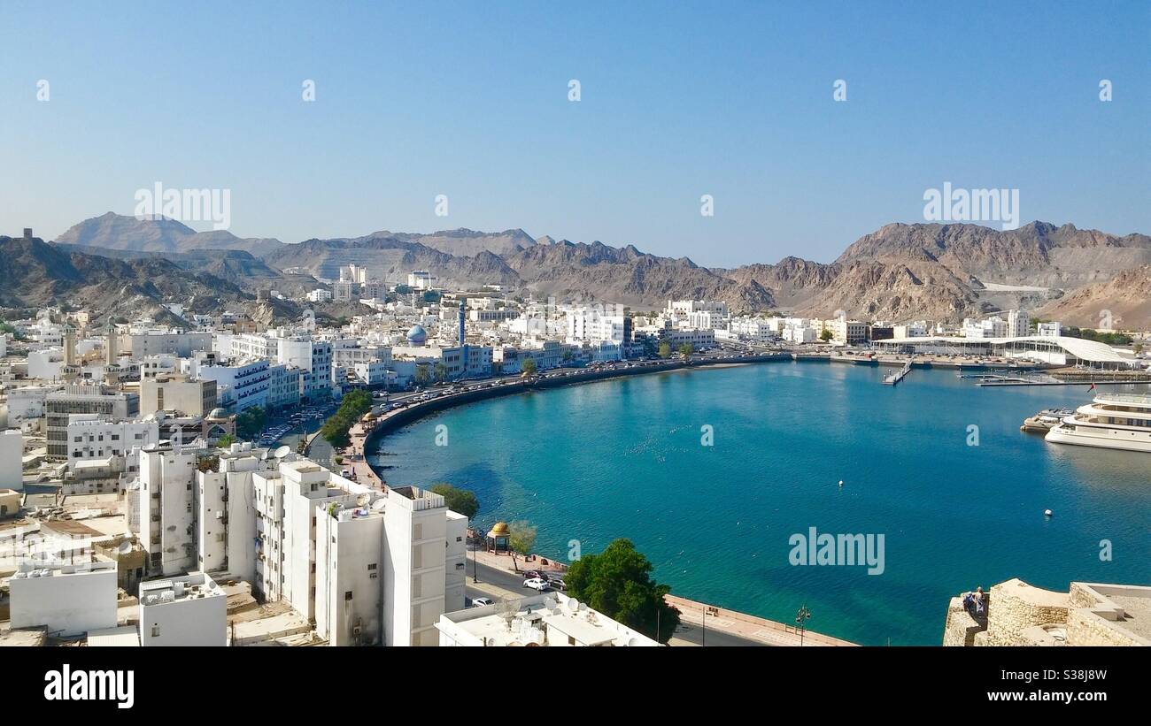 Views of the Mutrah Corniche in Muscat, Oman Stock Photo - Alamy