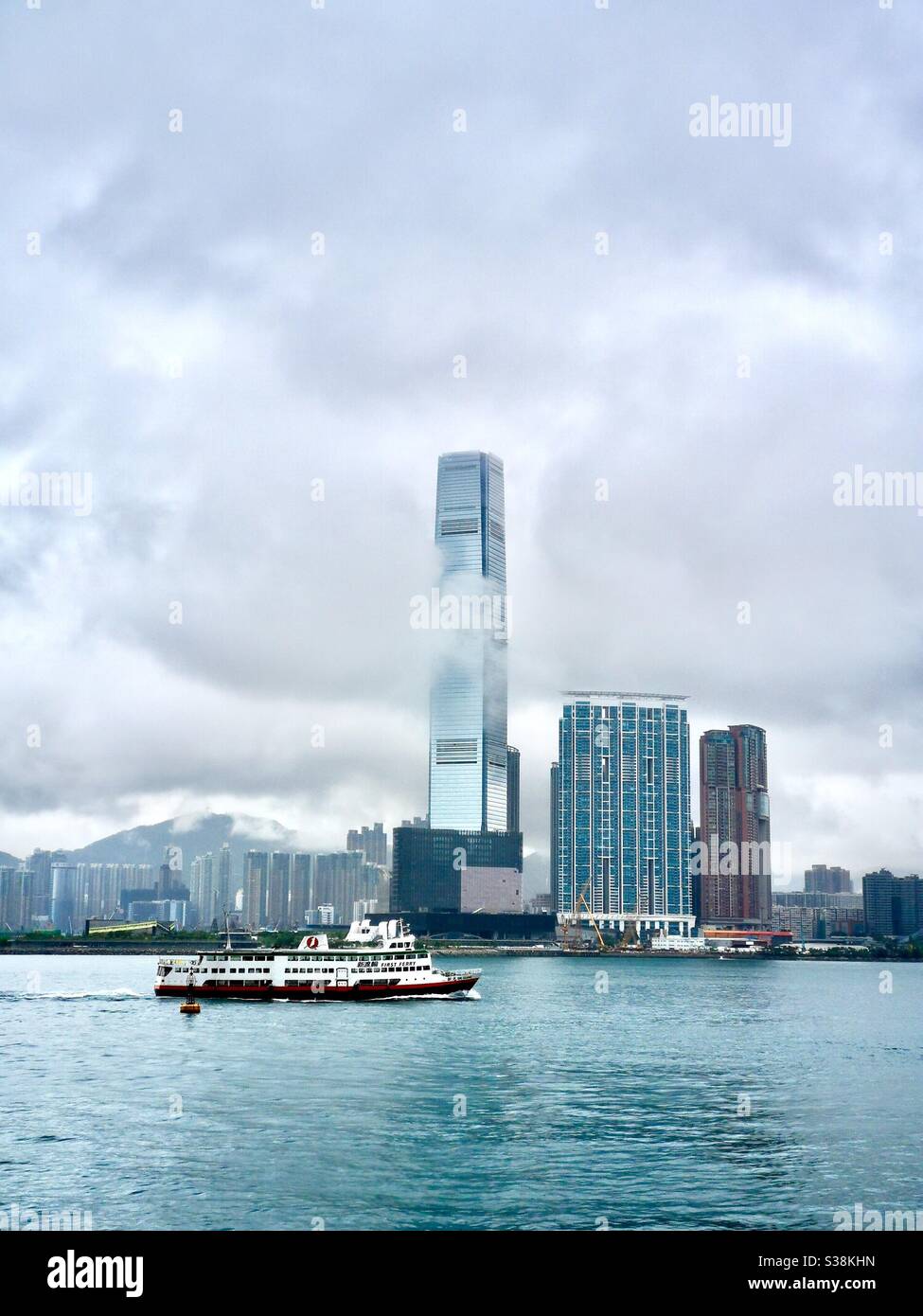 ICC tower in a cloud Stock Photo - Alamy