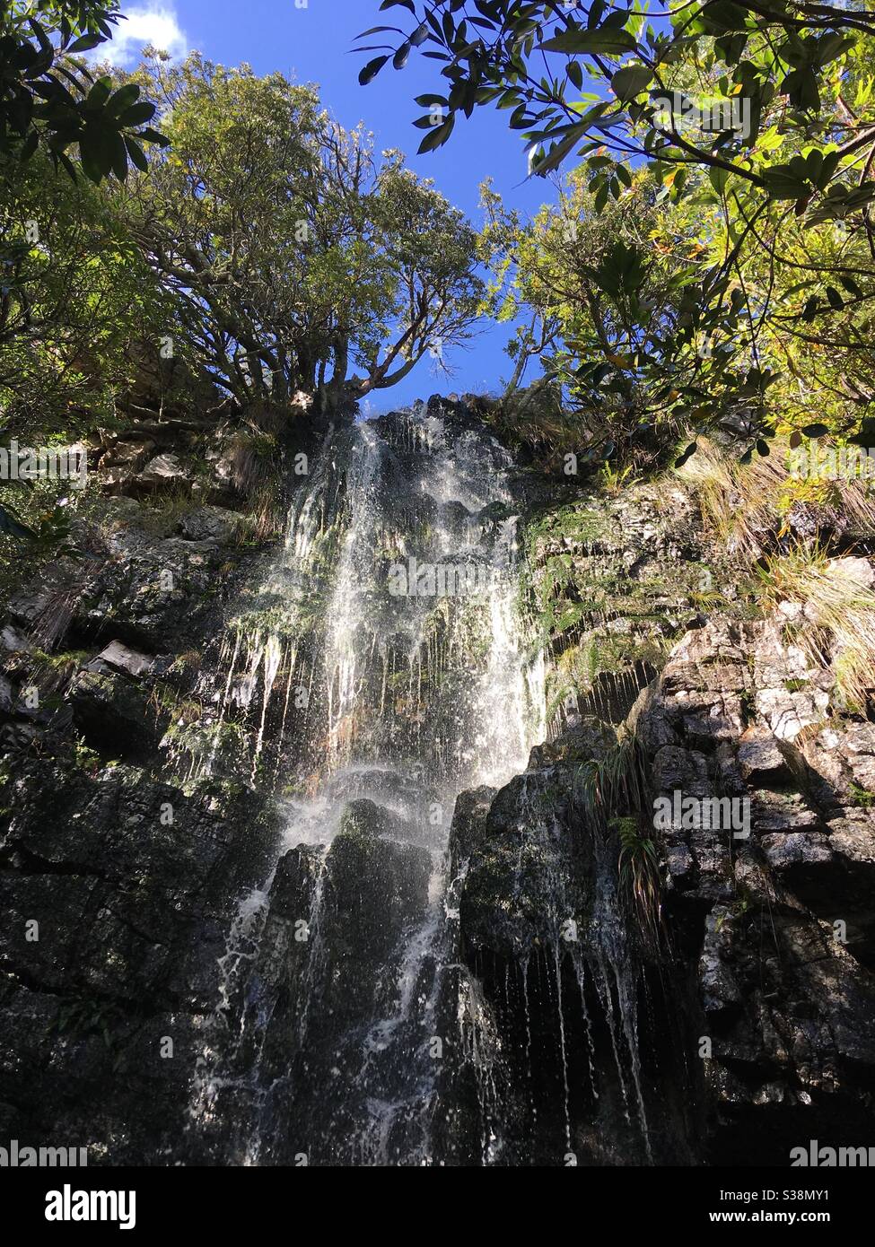 Silvermine waterfall hi-res stock photography and images - Alamy