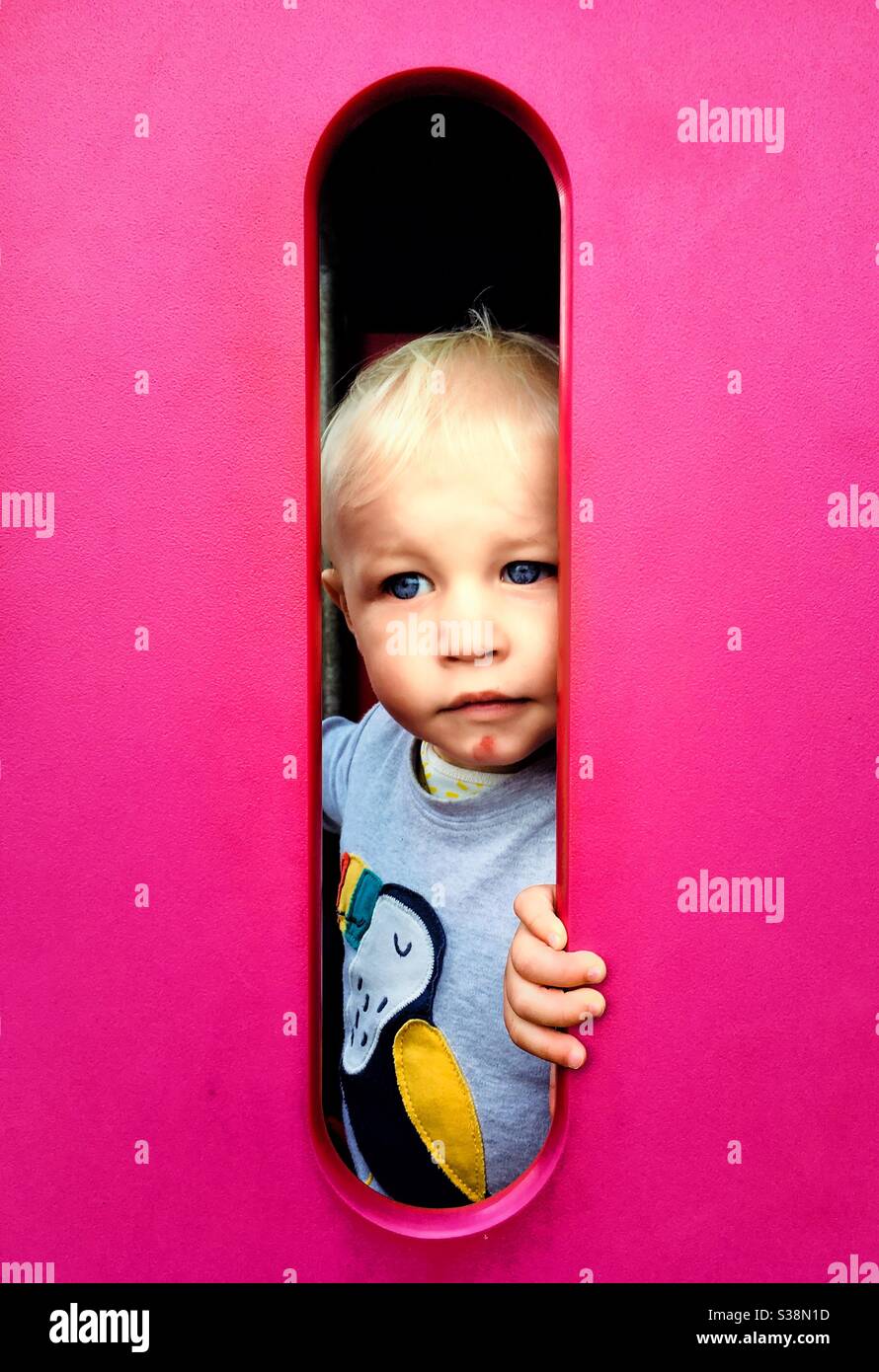 Curious child hi-res stock photography and images - Alamy