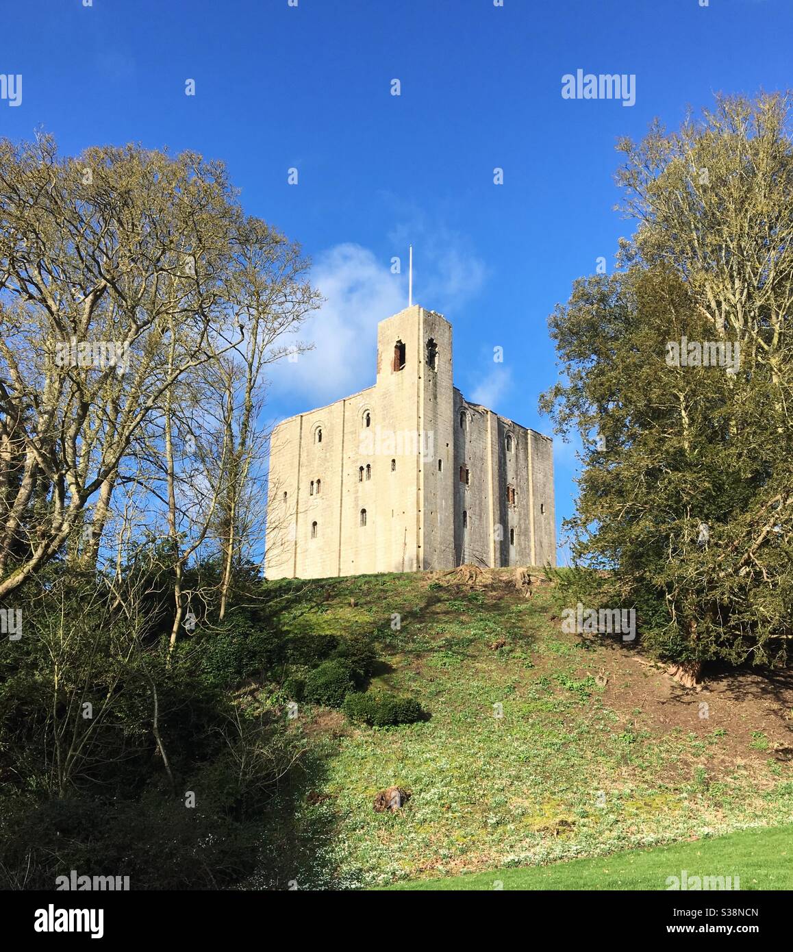 Headingham Castle in the spring Stock Photo - Alamy