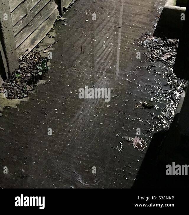 Night puddle hi-res stock photography and images - Alamy