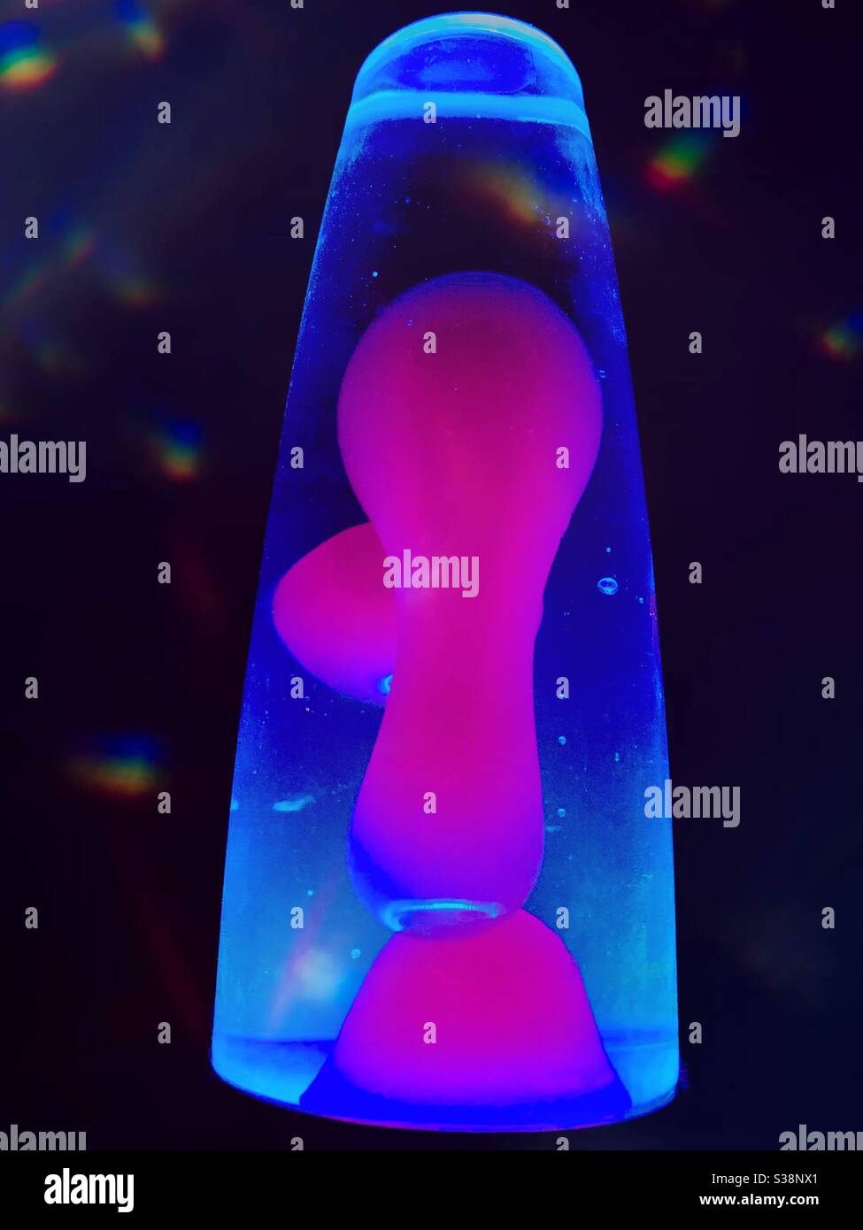 Blue lava lamp hi-res stock photography and images - Alamy