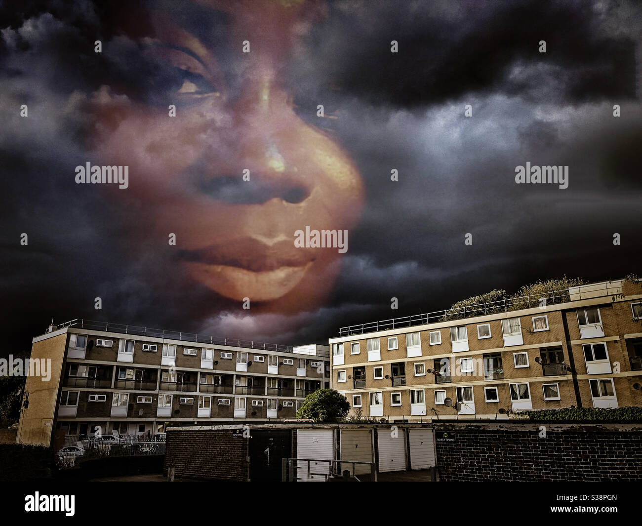 Female face smile light hi-res stock photography and images - Alamy