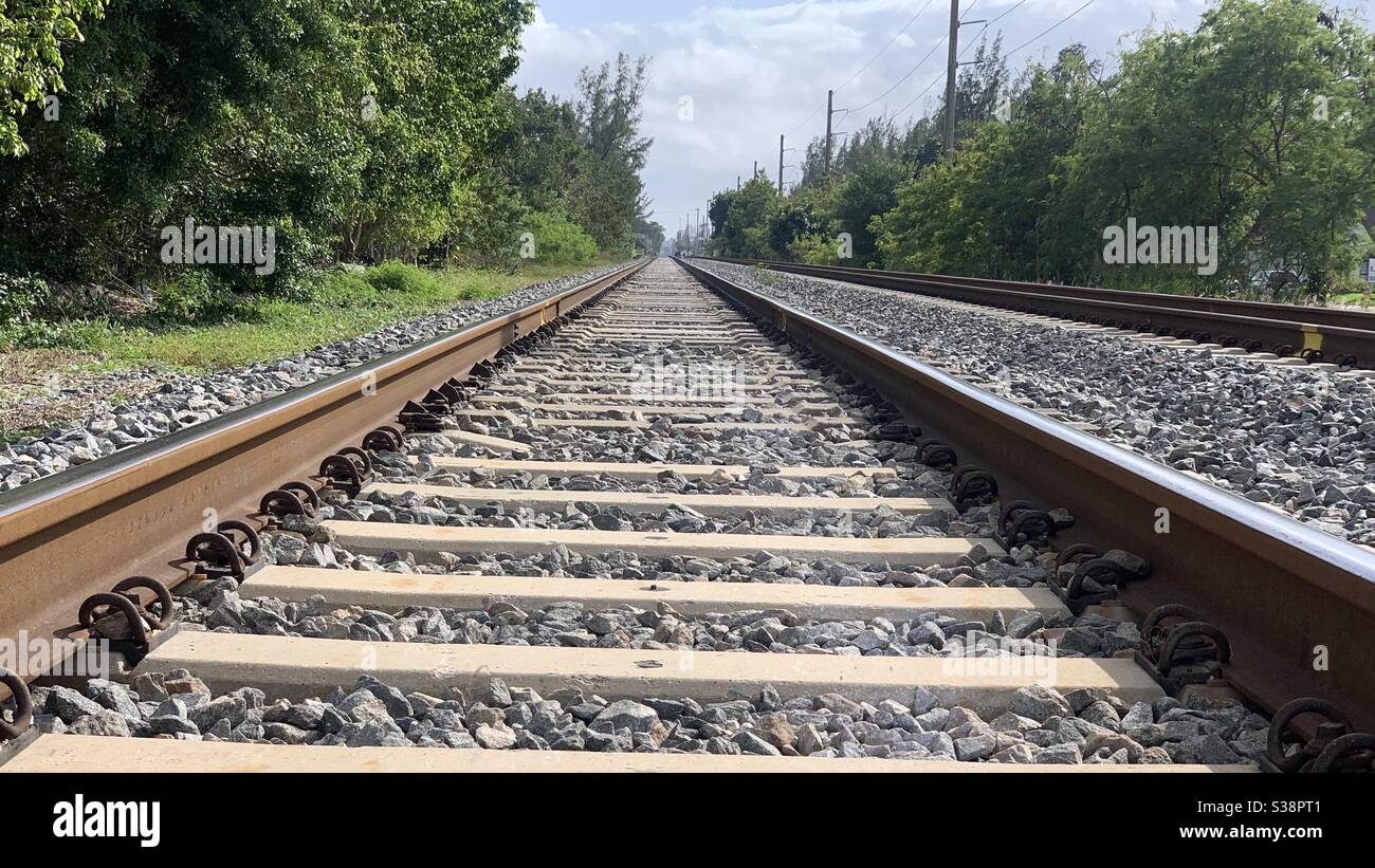 Rail train path hi-res stock photography and images - Alamy