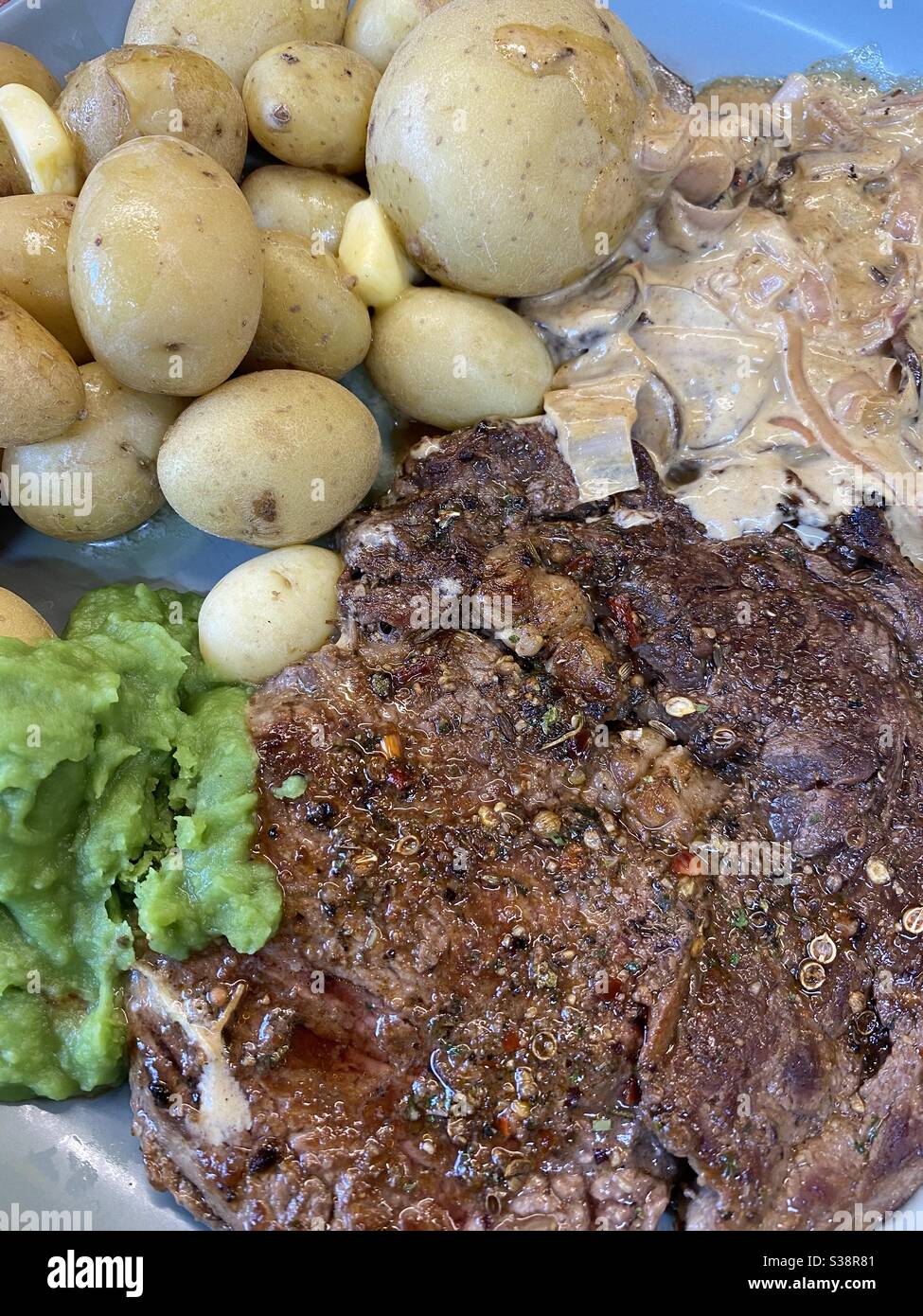 Spuds with butter hi-res stock photography and images - Alamy