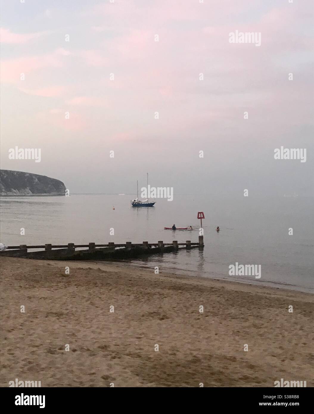 Boat at Swanage Dorset Stock Photo - Alamy
