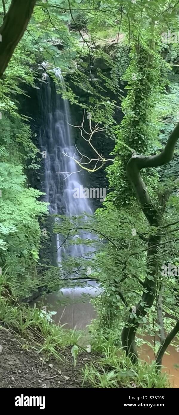 Falling foss waterfall hi-res stock photography and images - Alamy