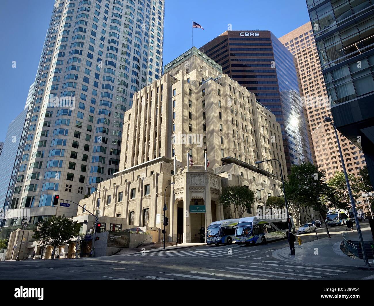LOS ANGELES, CA, JUN 2020: the 14-story CalEdison Building, originally ...