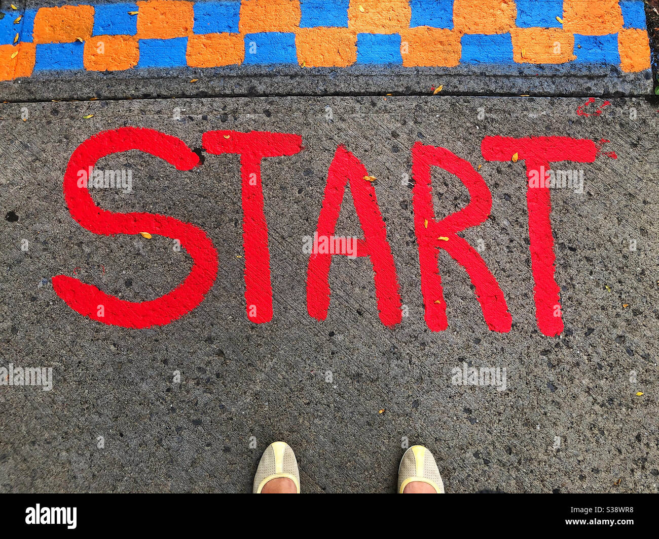 New starting point hi-res stock photography and images - Alamy