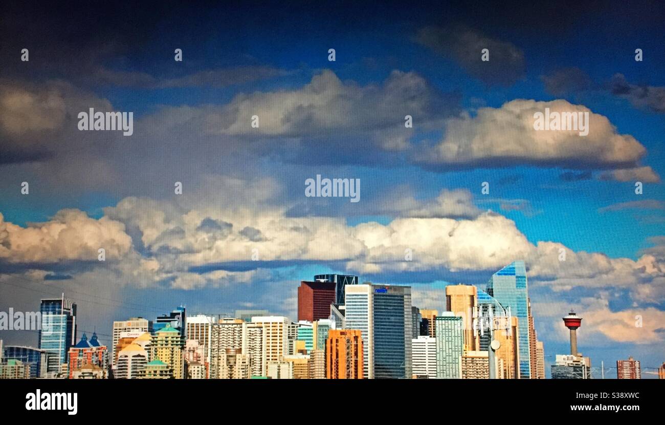 Visit Calgary, travel Alberta, downtown, high rise, condos, office ...