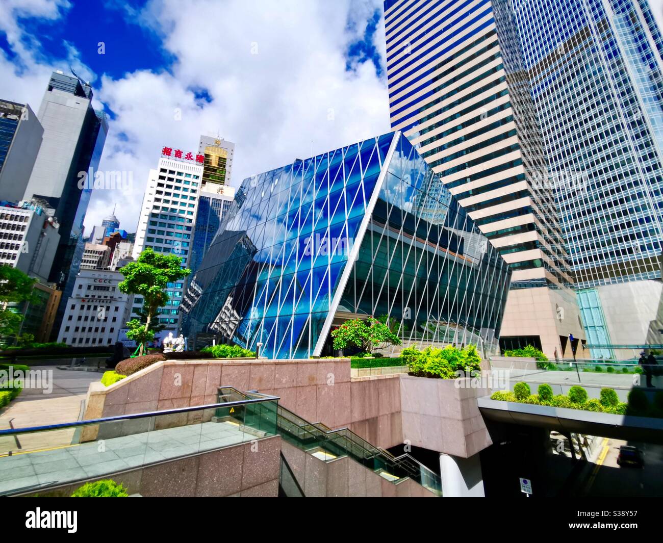 The standard chartered bank building in Hong Kong’s exchange Square ...