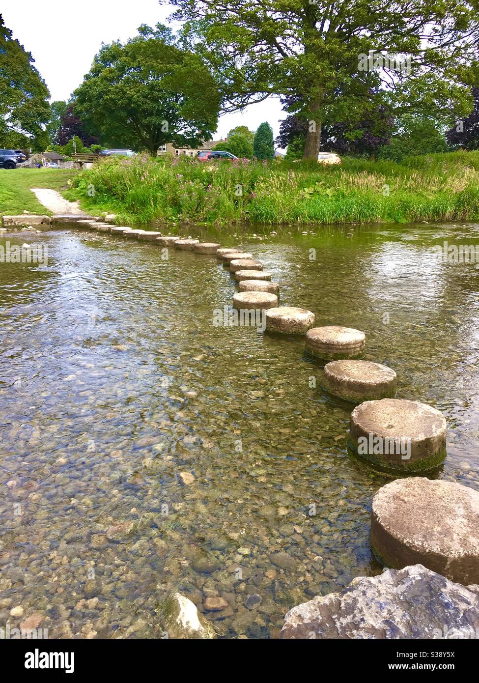 River crossing gargrave hi-res stock photography and images - Alamy
