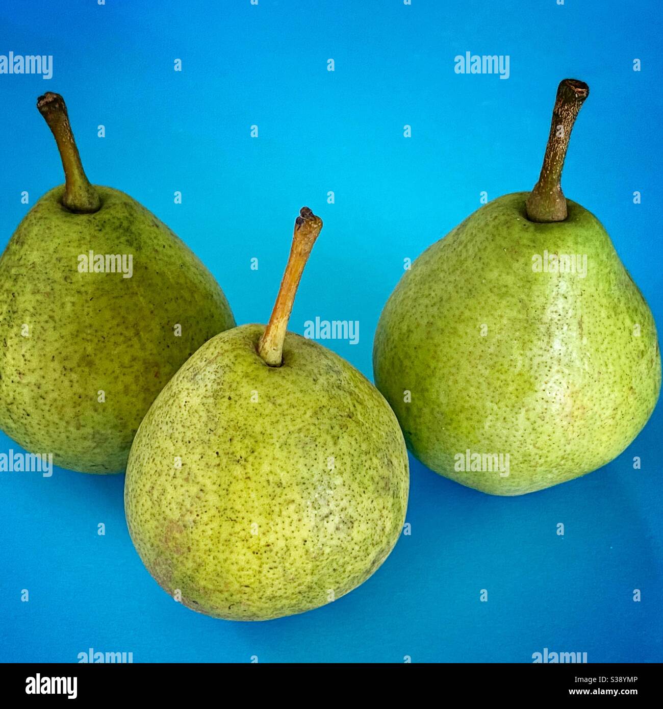 Three green pears hi-res stock photography and images - Alamy