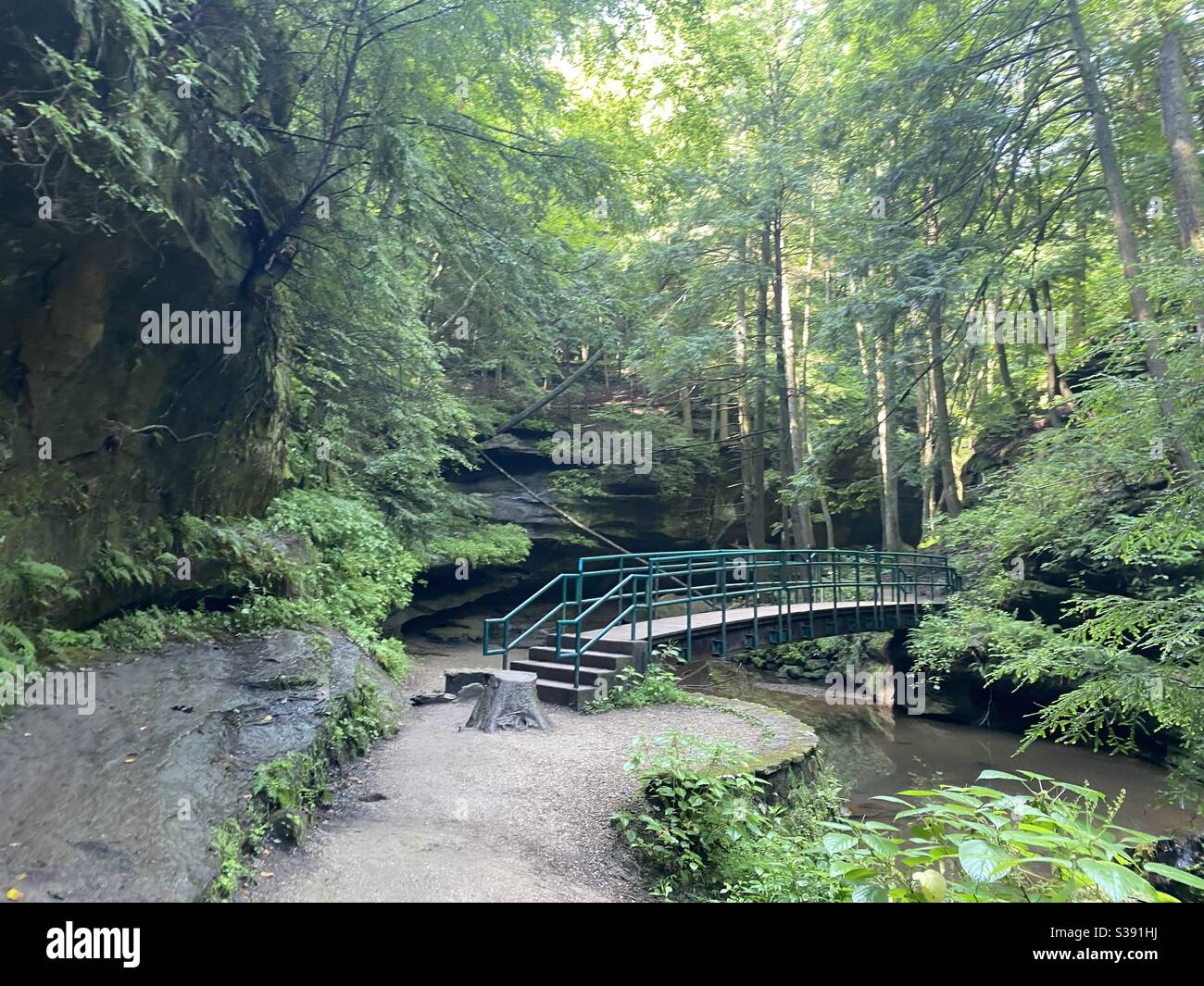Hocking Hills Bridge High Resolution Stock Photography and Images - Alamy