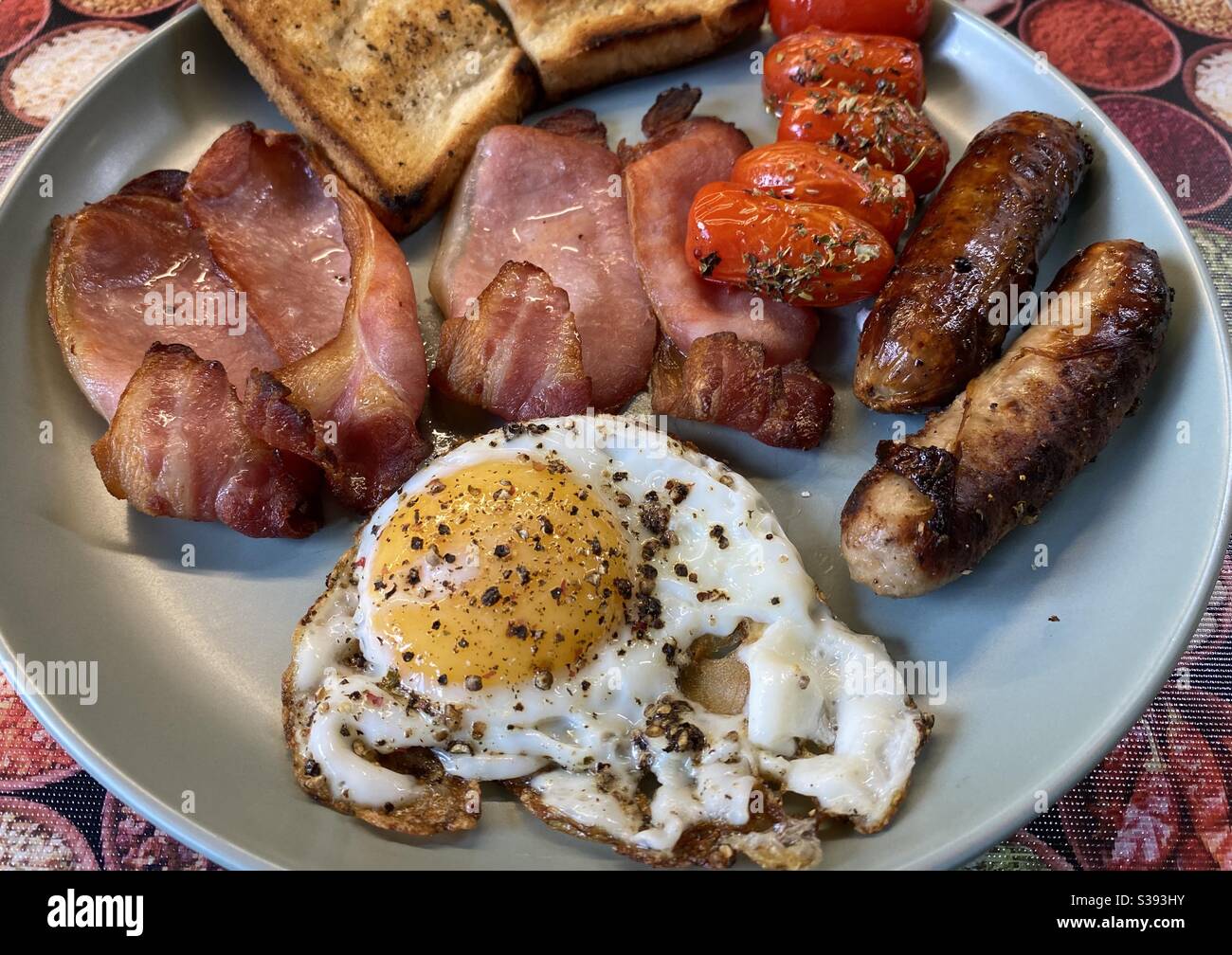 Full English Breakfast Stock Photo - Alamy