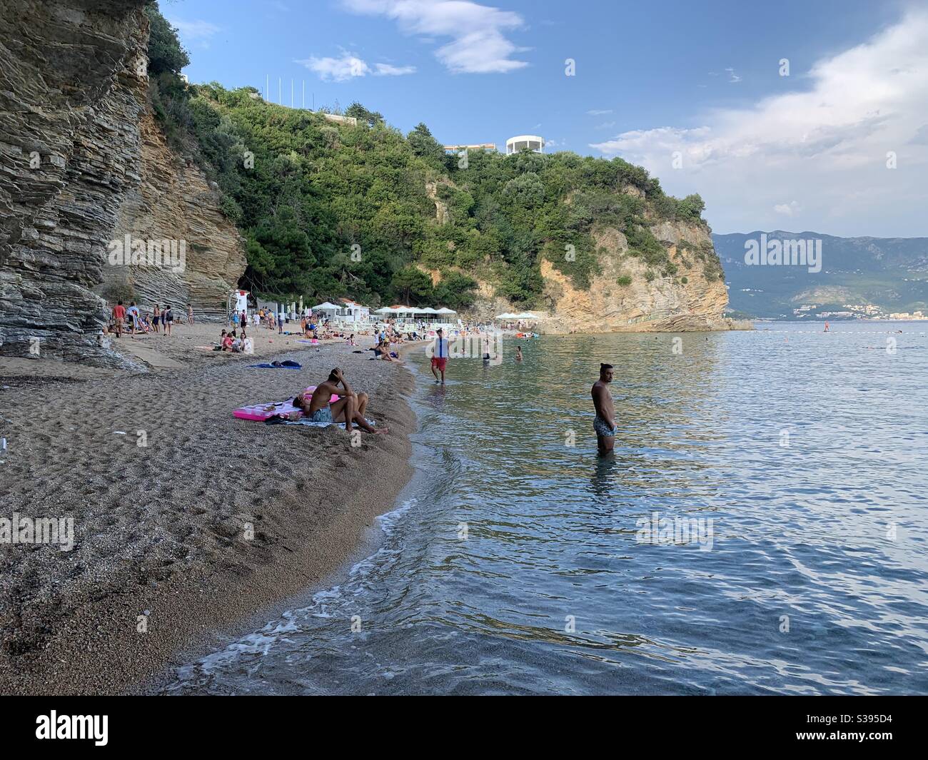 Mogren beach budva montenegro hi-res stock photography and images - Alamy