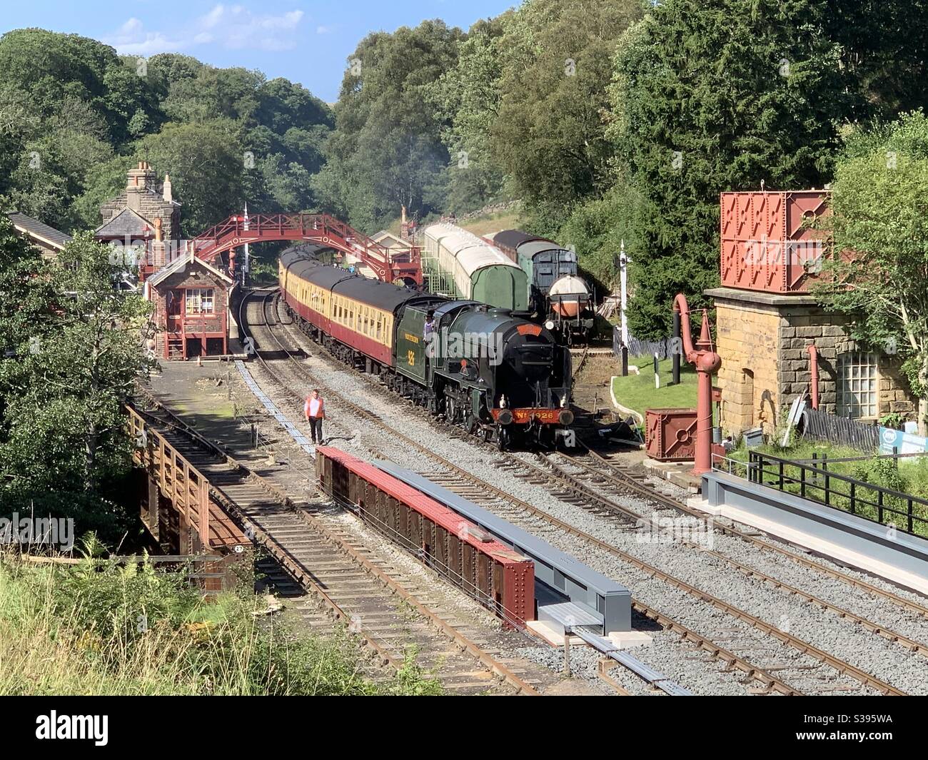 Yorkshire moors steam train hi-res stock photography and images - Alamy