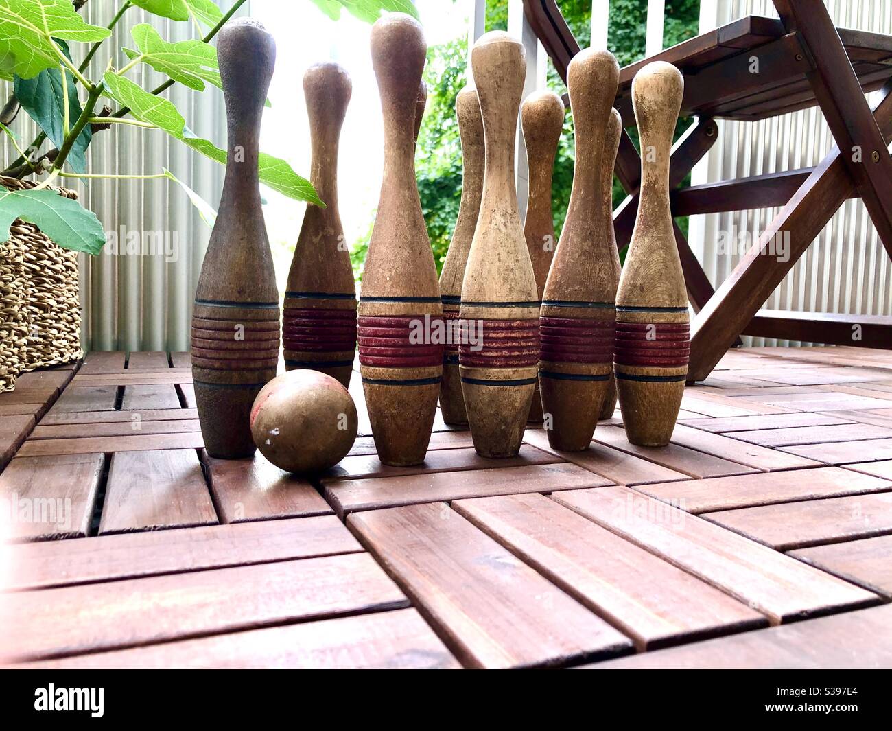 Mini bowling set hi-res stock photography and images - Alamy