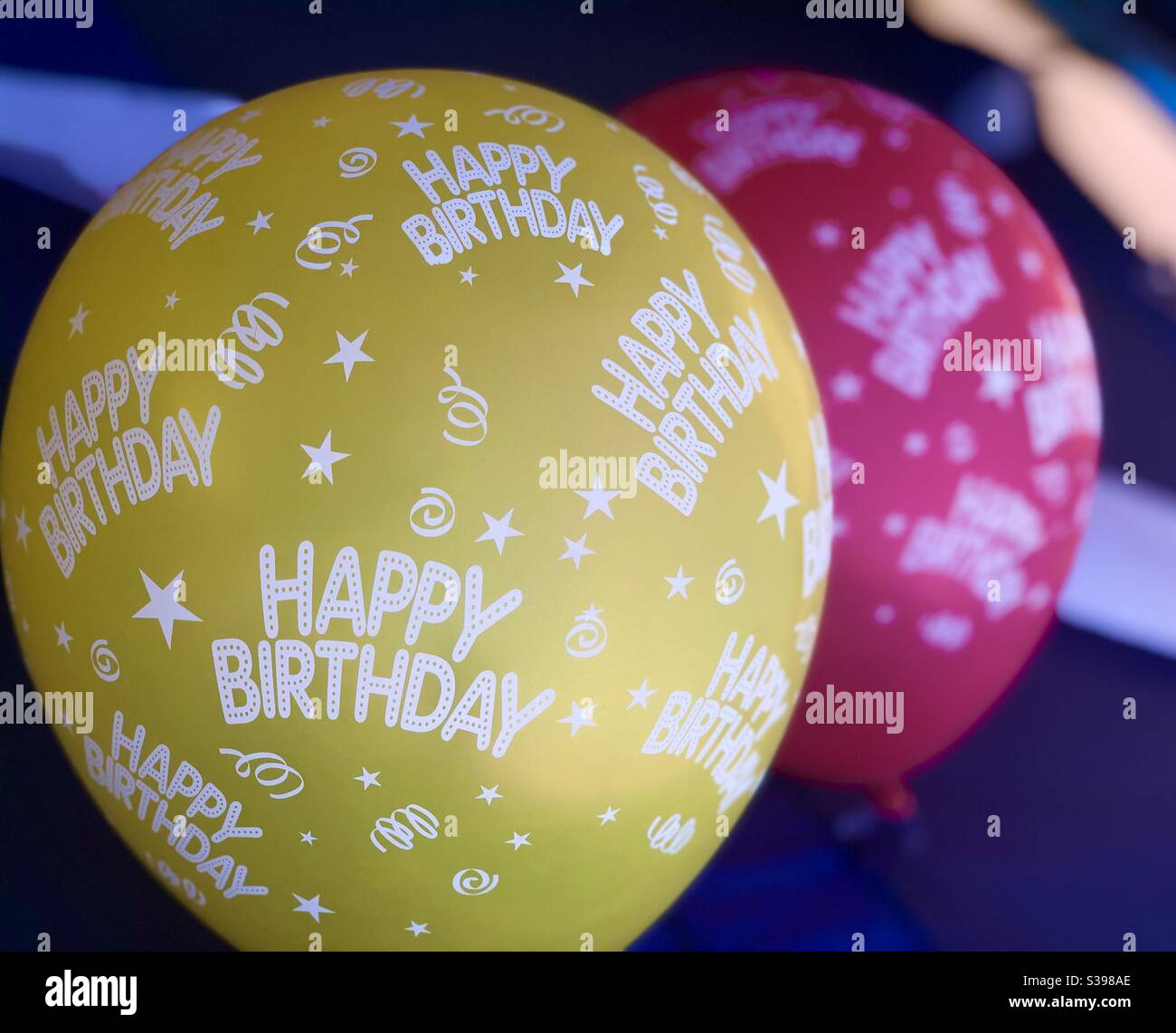 Metallic balloons hi-res stock photography and images - Alamy