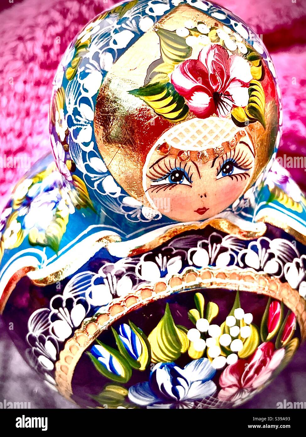 Russian doll standing alone Stock Photo - Alamy
