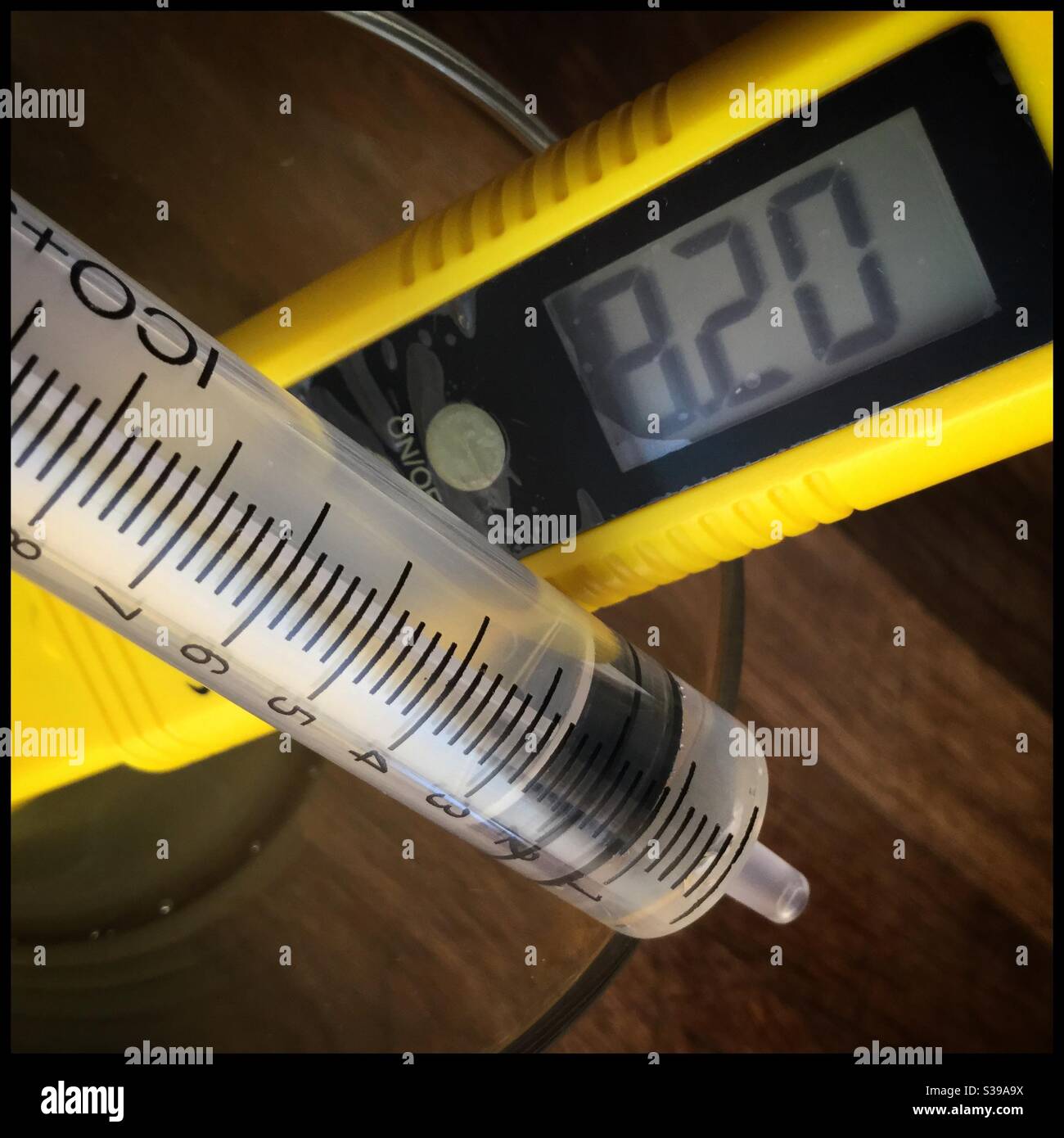 Measuring acidity with a pH meter, Catalonia, Spain Stock Photo - Alamy